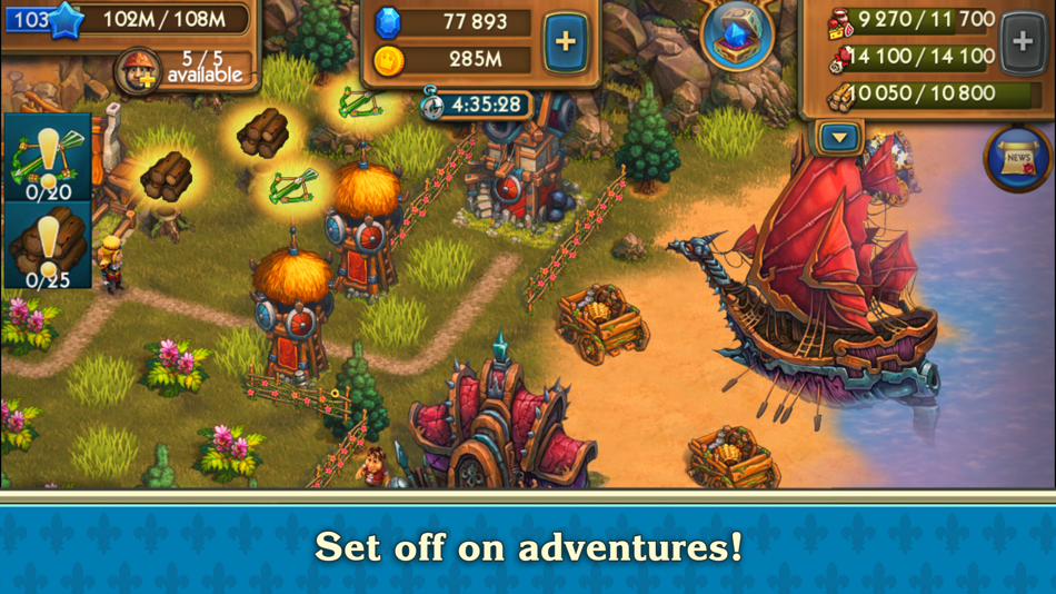 The Tribez & Castlez by Game Insight - (iOS Games) — AppAgg