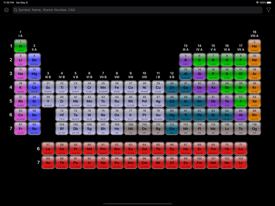 Télécharger Periodic Table+ pour iPhone / iPad sur l'App Store (Education)