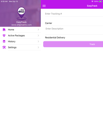 EasyTrack Package Tracking App - Slunečnice.cz