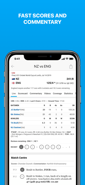 ‎Cricinfo - Live Cricket Scores on the App Store