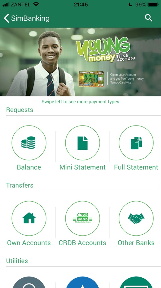 CRDB BANK SimBanking – (iOS Apps) — AppAgg