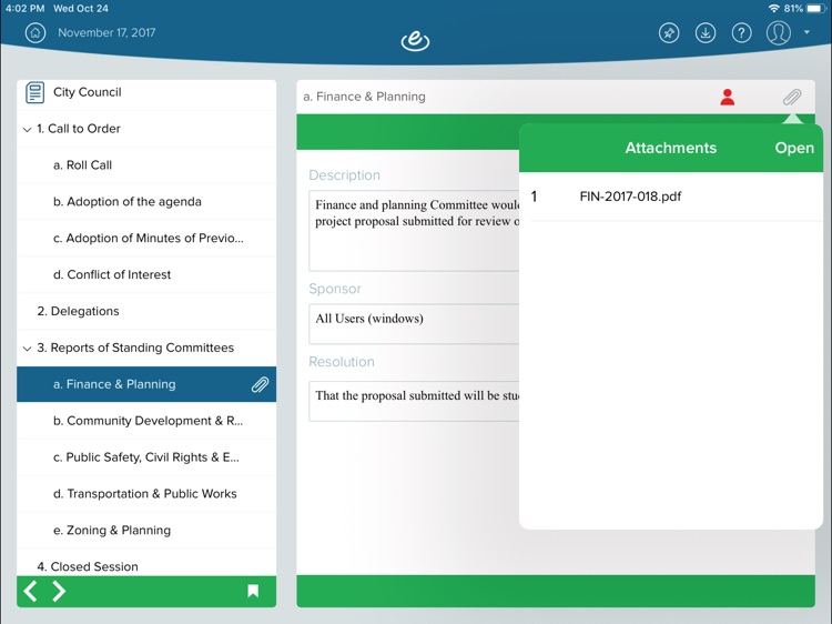 eSCRIBE Meetings Standard by eSCRIBE Software Ltd.