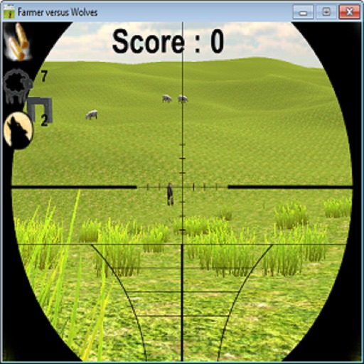 Farmer versus Wolf by Jean-marc Hilaire