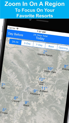 Colorado Snow Map & Webcams for iPhone - APP DOWNLOAD