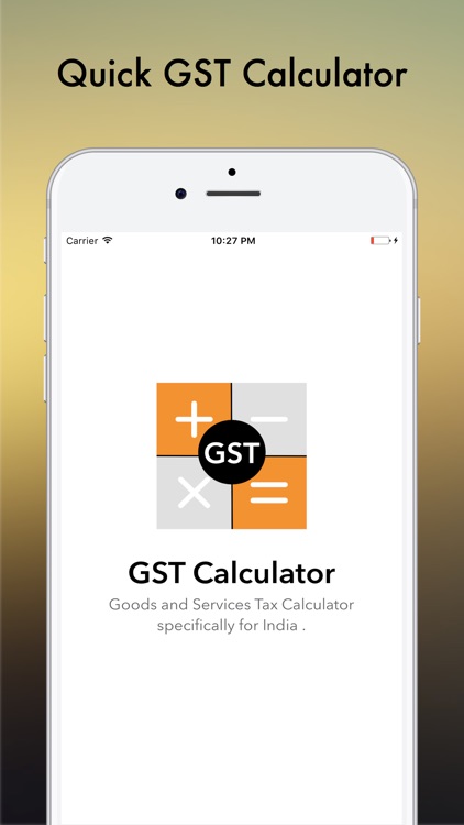GST Calculator (India) by SAGAR SHIRBHATE