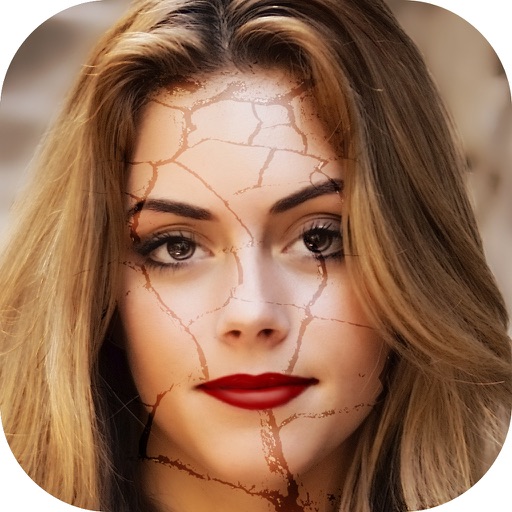Crack Effect On Face Maker & Photo Editor by Pravin Gondaliya