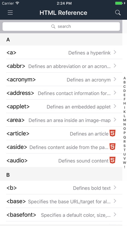 HTML5 Reference - Html development manual by keke jin
