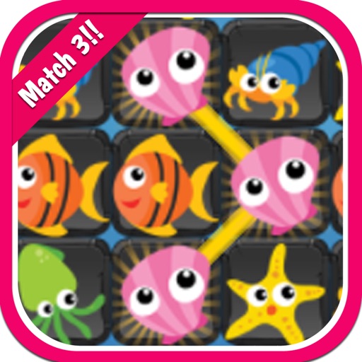 Sea Animals Match 3 For Brain Match Games by Watchara Boonnoon