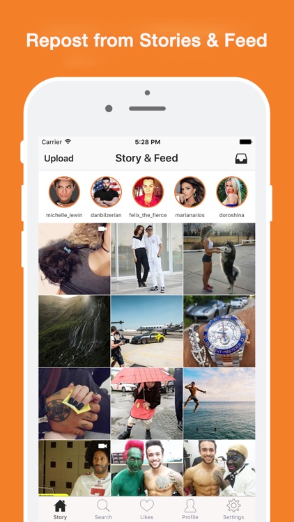 Stories Repost for Instagram - Quick Repost Story by HongTao Hu