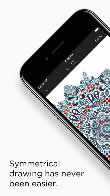 Swirly - Symmetrical drawing by Throwr Pty Ltd