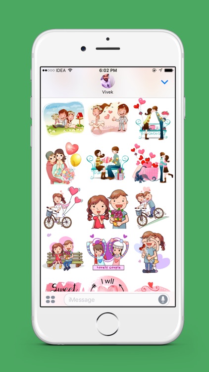 Romance Sticker Pack for iMessage by Chirag Jasoliya