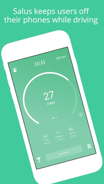 Salus - Safe Driving Rewards by NXTLVL Technology LLC