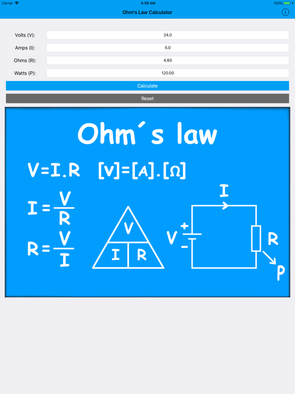 Télécharger Ohm's Law Calc. pour iPhone / iPad sur l'App Store (Economie et entreprise)