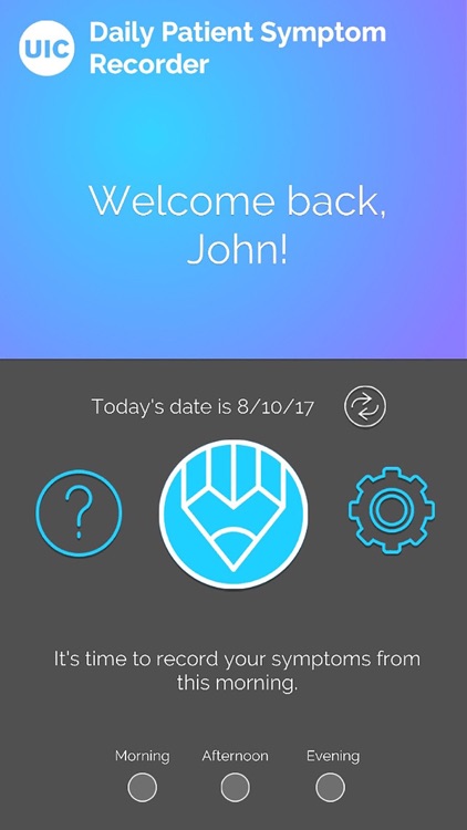 UIC Daily Patient Symptom Recorder by Samantha Bond