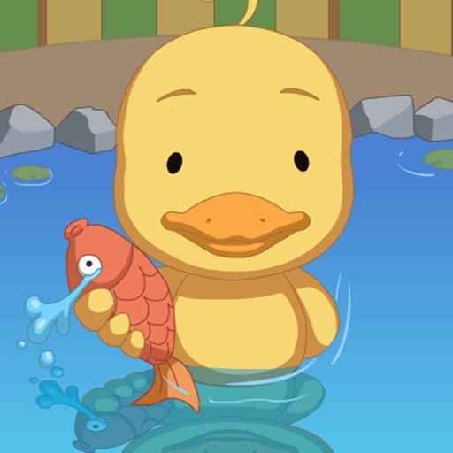 Stupid Duck Find Fish by jiebo Zeng