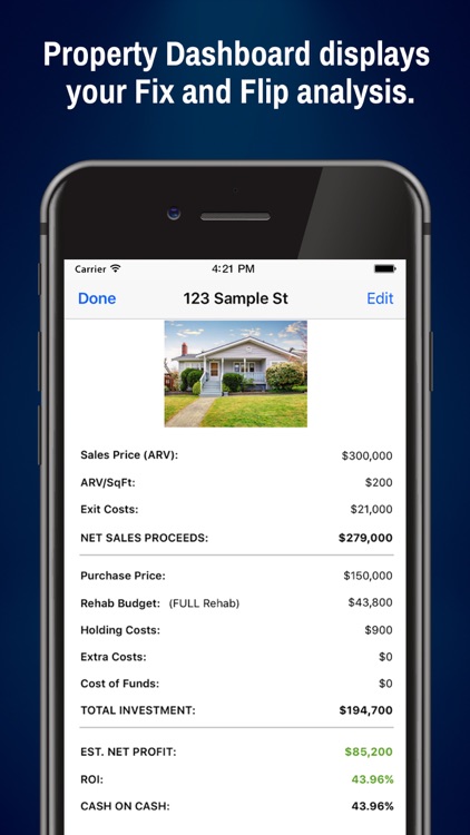 FlipAnalyzer House Flipping Calculator by Remodel Mastermind, LLC