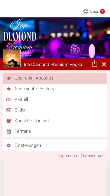 Ice Diamond Premium Vodka by Tobit.Software