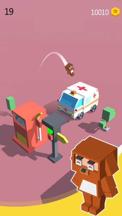 Jumping Block Guy by Clint Axtell