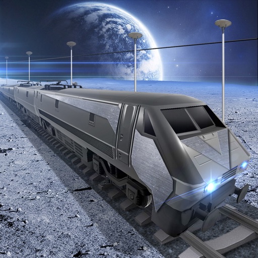Control Train Moon Simulator by Elena Yashina