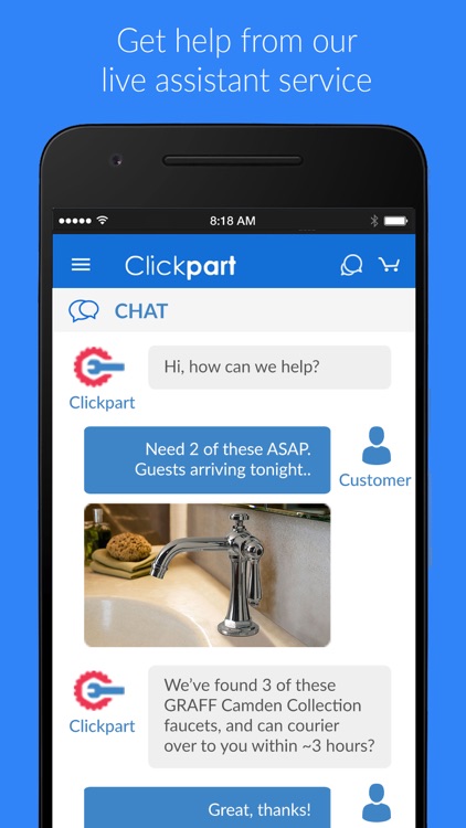 Clickpart Ordering App by Clickpart Corporation