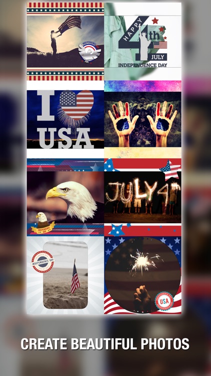 Independence Day Photo Editor with Patriotic Badges, Stickers ...