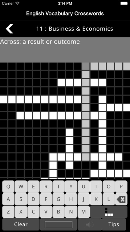 English Vocabulary Crosswords by HKBU ARC