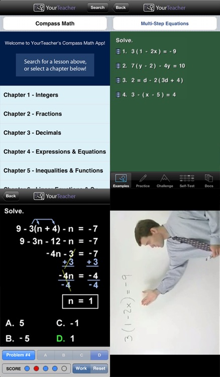 COMPASS ® Math Prep by YourTeacher.com