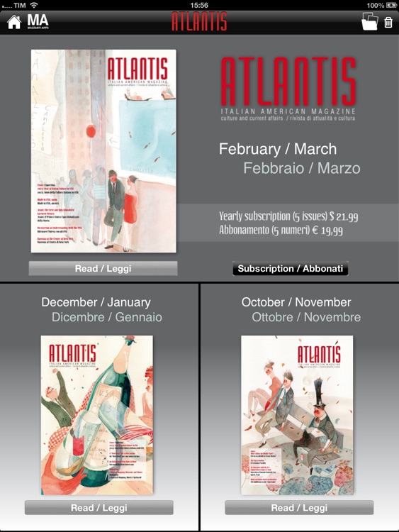 Atlantis Italian American Magazine by ME Publisher Societa Cooperativa