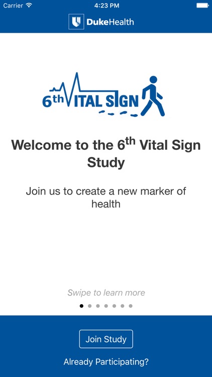 6th Vital Sign - A mobile study of walking speed as a measure of health ...