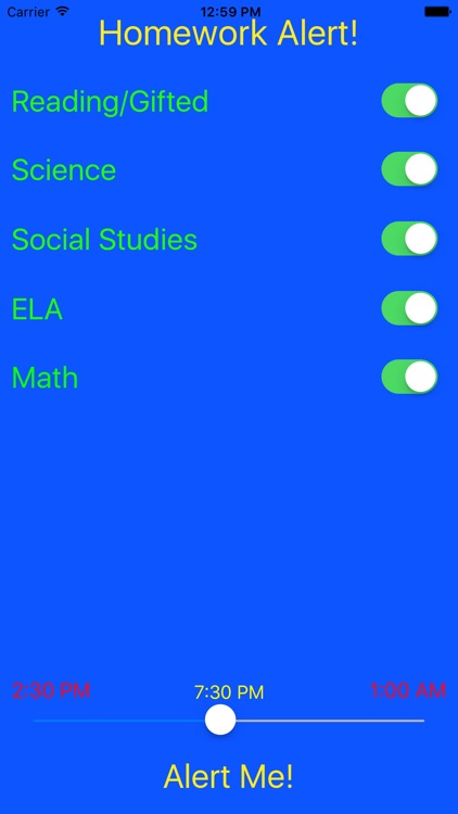 Homework Alert by Dan Harms