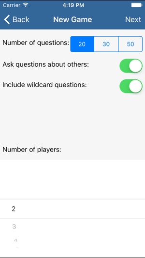 The Questions Game on AppGamer.com