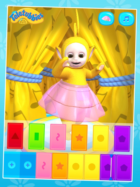 Teletubbies Laalaa Dances In A Tutu And Throws Her Ball