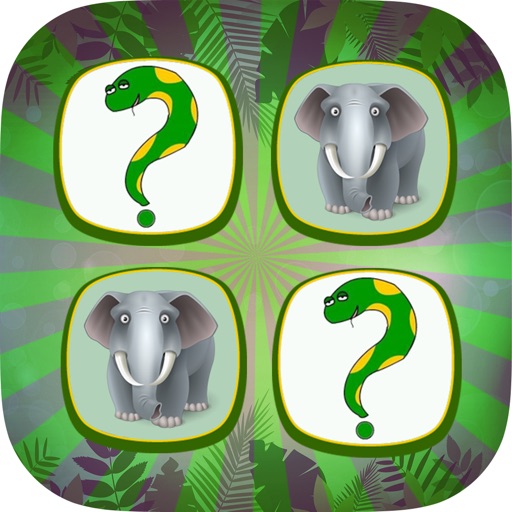 Wild Animals Memory - Matching Games For Kids by Napa Promwangkwa