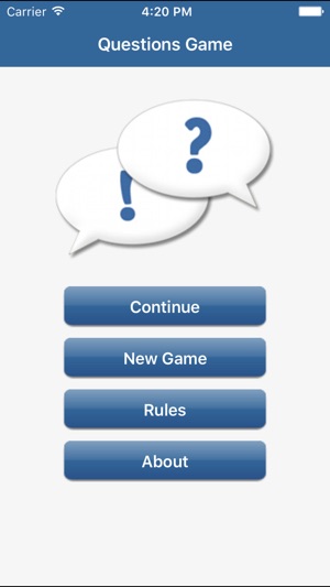 The Questions Game on AppGamer.com