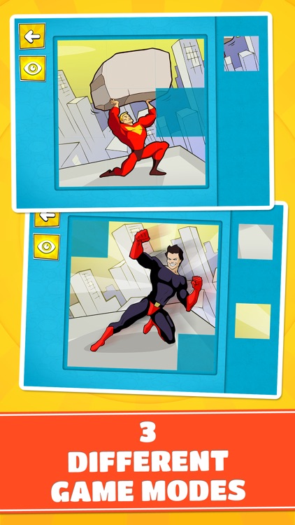 Superheroes Team Puzzle - Logic Game for Kids by Sebastian Bachorzewski