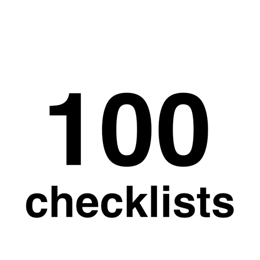100 Checklists by Leonard Wong