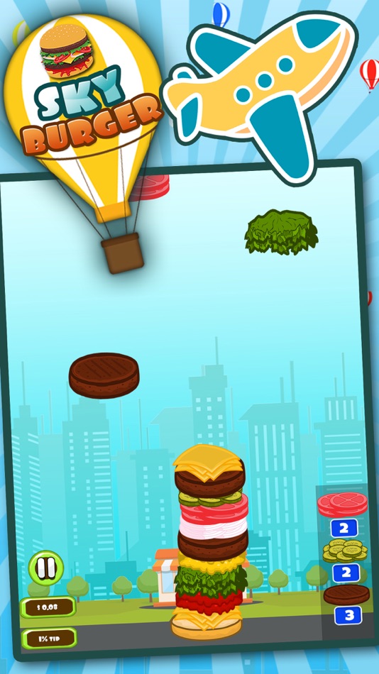 Sky Burger Mania Restaurant : Sky High Burger Tower a Burger maker game ...