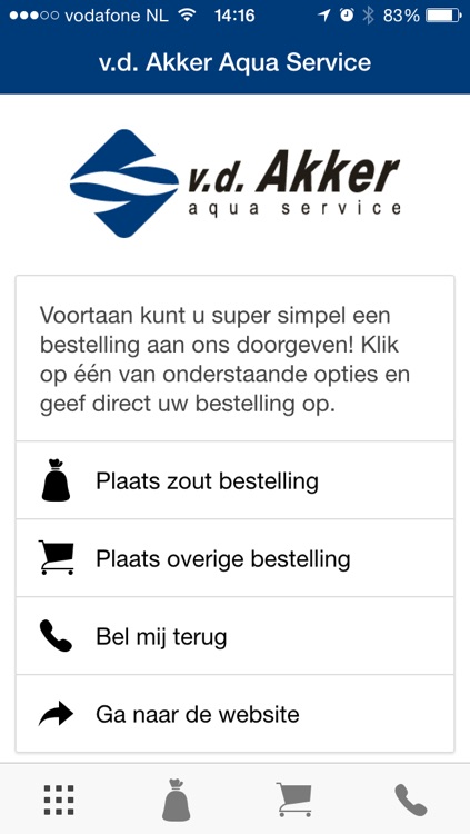 vd Akker Bestel App by SQUARE Concepts