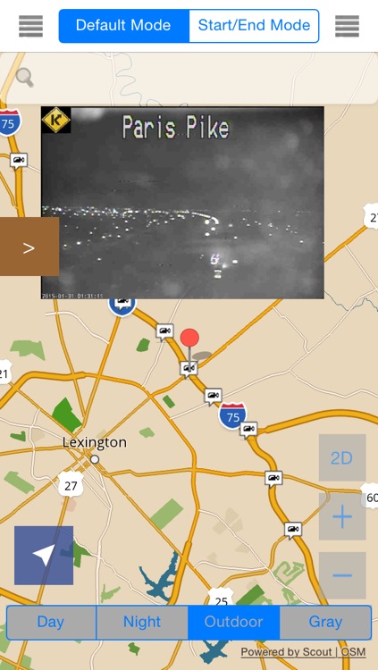 Kentucky Offline Map with Real Time Traffic Cameras by Calvin Chen