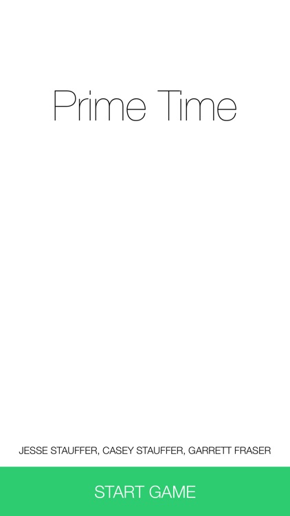 Prime Time - Learning Game by Jesse Stauffer