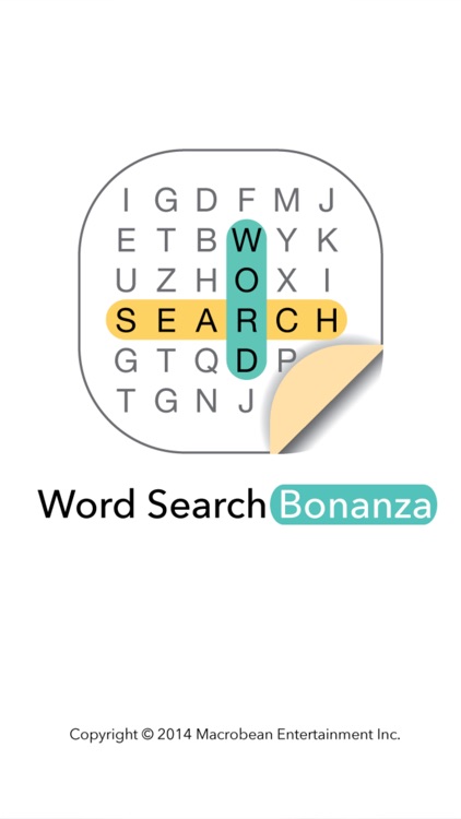 Word Search Bonanza! by Macrobean Entertainment Inc.