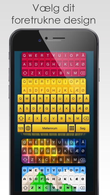 Danish Color Keyboard - Design Themes for your keyboard by novitap GmbH