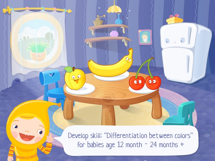 Color fruits: Learning colors for tots by KWE Tec Inc.