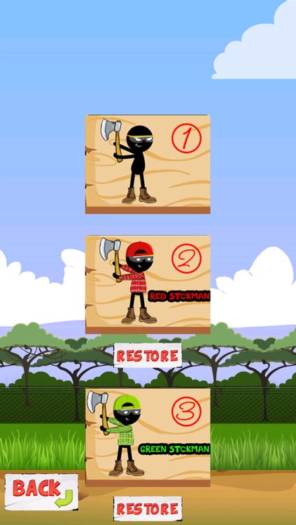 Stickman Wood chopper by Dennis Reut