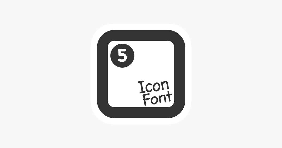 ‎Foundation Icon Fonts 3 Cheatsheet - Icon Font with tagline on the App ...