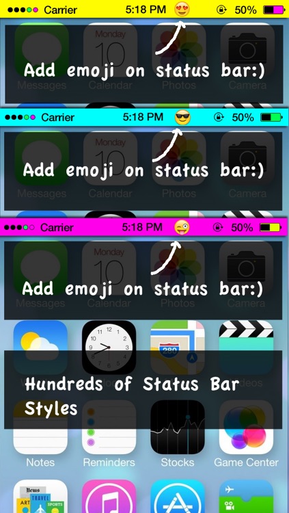Color Status Bars by jim green
