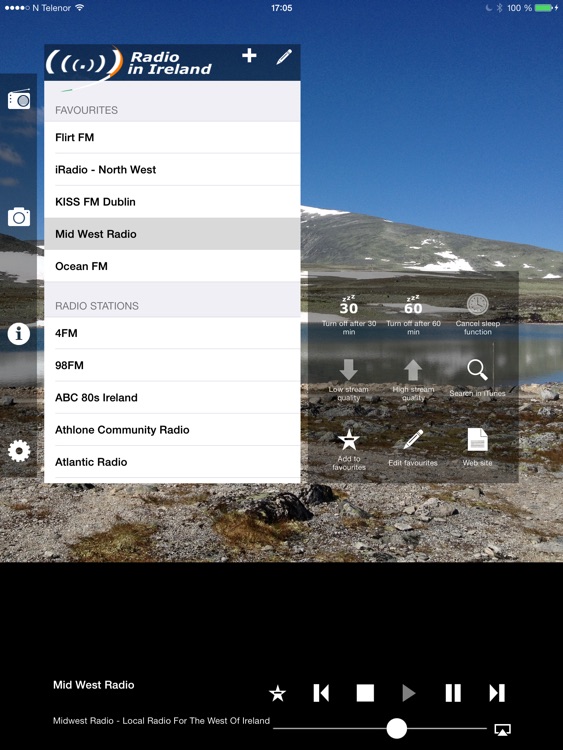 Radio in Ireland for iPad by Tore Mathisen