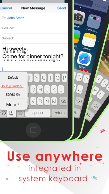 Better Fonts Keyboard for iOS 8 - 100 fonts and cool text keyboard for ...