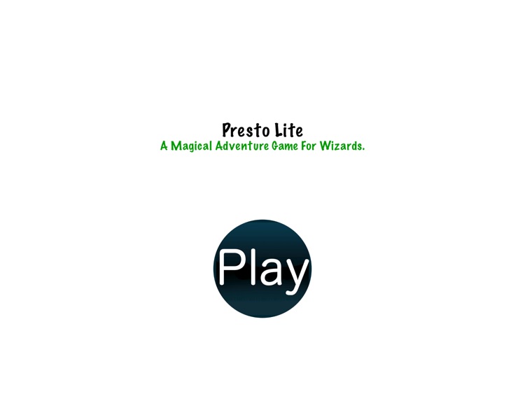 Presto Lite: A Magical Adventure Game For Wizards. by James Rota