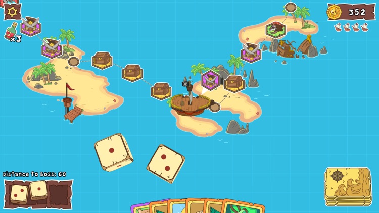 Thirty Days And Seven Seas Pirate Battle Board Game Starring Clarence